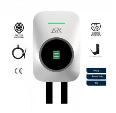 Cina CE Smart Home Wallbox Ocpp1.6 Caricabatteria per auto elettrica lento monofase 7kw in vendita