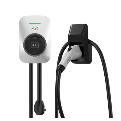 Cina App astuto impermeabile IP65 1 tipo di fase - 2 tipo del caricatore di CA EV della spina 32A 7.4Kw - 2 Wallbox in vendita