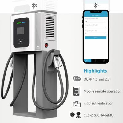 Cina Stazione di carico commerciale IP54 30KW 60KW di CC EV di norma di UE con CCS CHAdeMO in vendita