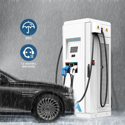 Cina Caricabatterie CCS CHAdeMO EV a ricarica rapida da 150kw con display LCD in vendita