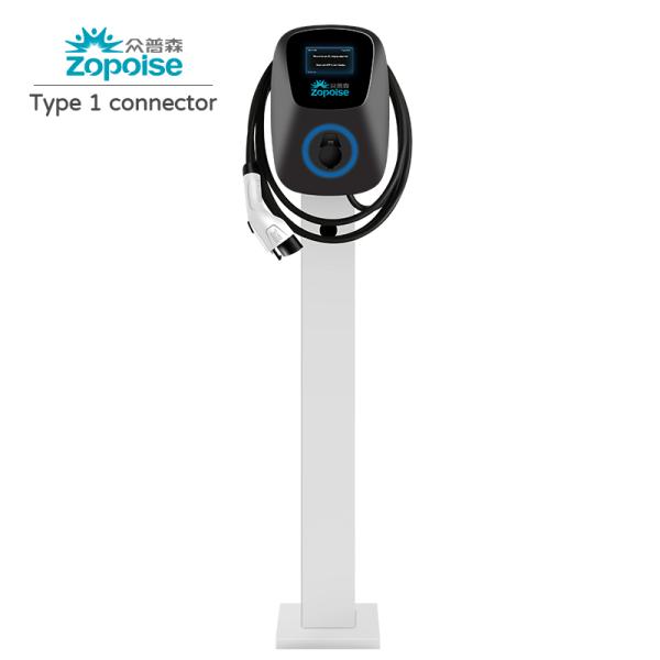 Quality ZB04 Wallbox EV Charger Point with 4.3" Display OCPP 1.6 Protocol for sale