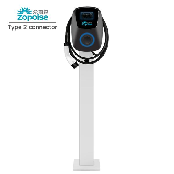 Quality ZB04 Wallbox EV Charger Point with 4.3" Display OCPP 1.6 Protocol for sale