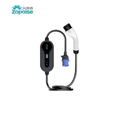 China ZA13 Portable EV Charger Design 16A 32A with 1.3