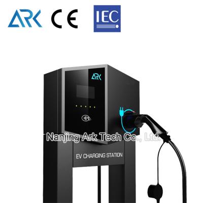 Cina RFID e caricatore commerciale LCD dell'esposizione 400V Wallbox EV in vendita