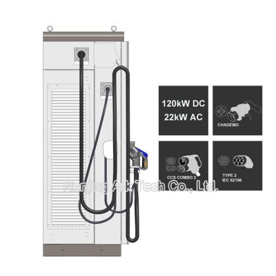 China Fan Cooling OCPP 1.6J 60KW EV Fast Charging Stations for sale