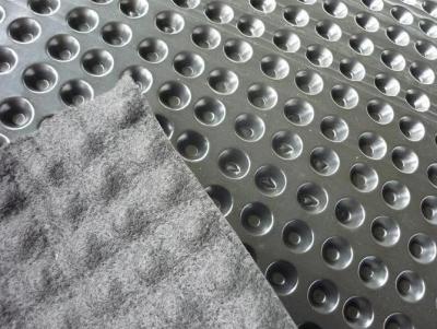 Cina Materiale ad alta resistenza dell'HDPE di forza del bordo di drenaggio formato fossette su parete del seminterrato in vendita