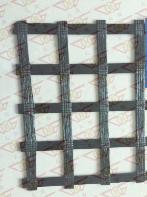 China Reforço biaxial envolvido Geogrid do asfalto do fio do poliéster/fibra de vidro com certificado do CE à venda