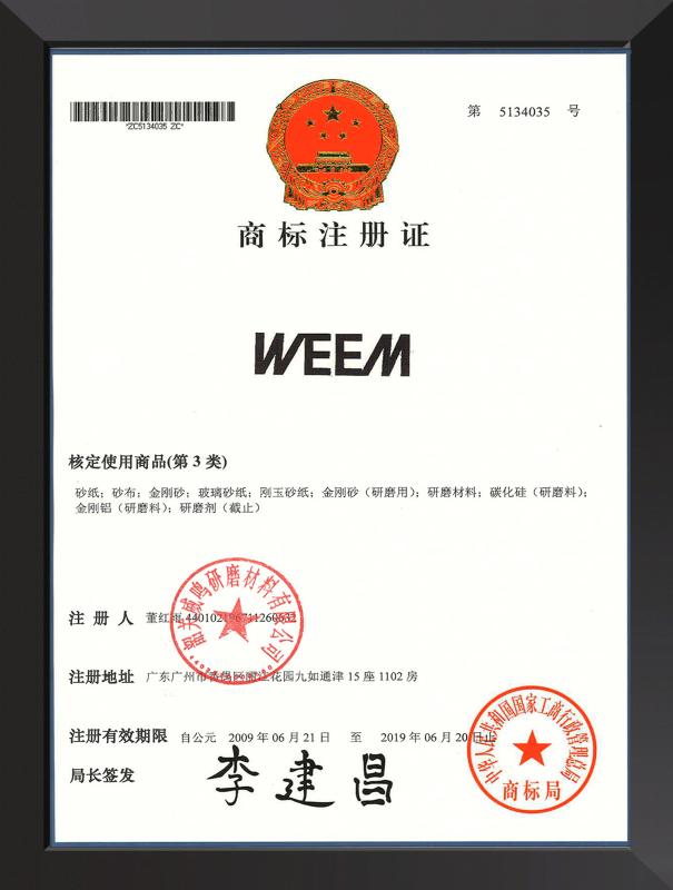 Trade Mark - WEEM Abrasives