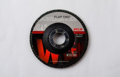 Cina smerigliatrice di angolo abrasiva dei dischi della falda dell'allumina di biossido di zirconio 4.5inch per metallo/acciaio in vendita