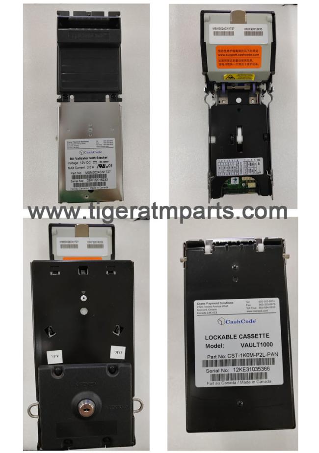 CashCode VAULT1000 Lockable Cassette CST-1KOM-P2L-PAN