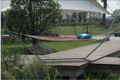 China Knock Down Steel Hammock Stand for sale