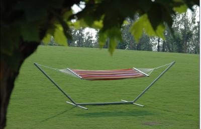 China KD steel hammock stand with wheel for sale