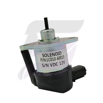 China solenoide de la parada del motor V3300 V3600 Kubota de 1C010-60015 12V en venta