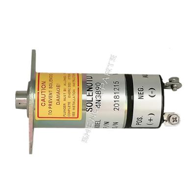 Cina solenoide di arresto del combustibile di 4N3890 DC24V tagliato per l'escavatore Engine in vendita