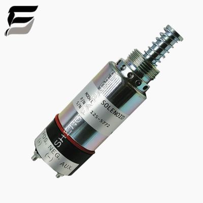 Cina 125-5772 elettrovalvola a solenoide di arresto del combustibile 1255772 24V per E330 E330B E330C in vendita