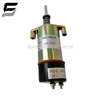 Cina 125-5774 solenoide di arresto 1255774 24V per la valvola di Fuel Shutdown Solenoid dell'escavatore di E330 330B 330C in vendita