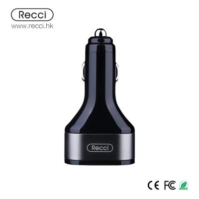 China RECCI Brand Bullet 2 USB Port Car Charger High Quality for sale