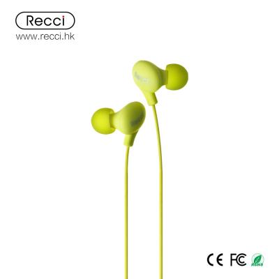 China RECCI Brand Candy Series Wired Earphone Hot Selling for sale