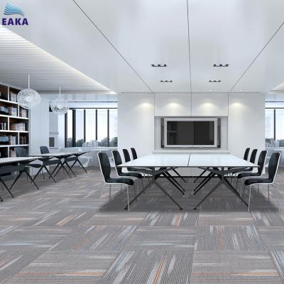 China EAKA High traffic PP 50X50 fire resistant office floor eco-friendly bitumen backing removable best price carpet for sale for sale