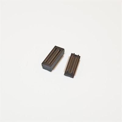 China 40 Pin 0,5 mm Pitch Double Slot Board-to-Board (BTB) Connector 4.5 Gold Plated for PCB Manufacturer PCBA SMD Te koop