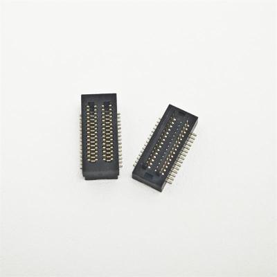 中国 ダブルスロット 0.8 ピッチ btb ボード対ボードコネクタ 32ピン 男性と女性 ブロック高さ 4.5mmH SMD端末 PCBA 販売のため