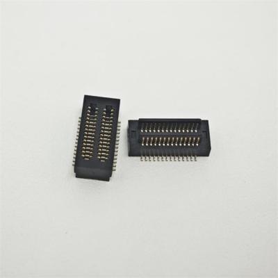中国 ダブルスロット 0.8 ピッチ btb 板対板接続 22Pin 男性 女性ブロック高さ 6.0mmH SMD端末 金属 販売のため