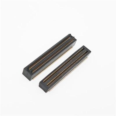China Dubbel slot 0,8 pitch btb Board-to-Board Connector 80Pin Mannelijk Vrouwelijk Blockhoogte 6,5mmH SMD Terminal Goud geplatteerd Te koop
