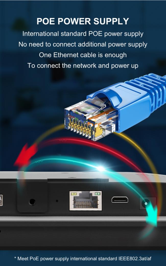Tablet LED light bar in operation