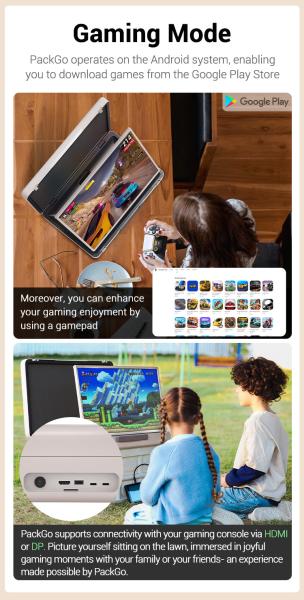 ELC PackGO Portable 27 Inch Briefcase Design Touch Screen Android System Smart TV Screen For Camping