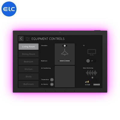 China 10.1 Inch Free POE Tuya Smart Home Tablet Products With LED Light Bar for sale