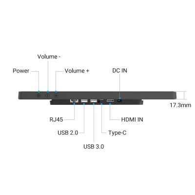 China 24'' High Performance Tablets Tablet With Ultra-slim Standard WiFi 6 With Mu-MIMO For Calendar Schedule Display for sale