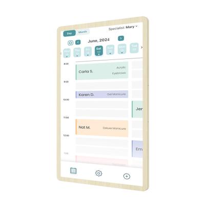 China 24inch 32 inch digital wall calendar calendar checklist display smart touch screen calender electronic calendar for sale