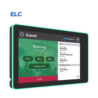 Chine Tablette de réunion Android de 10 pouces montée sur le mur avec barre de lumière LED à vendre