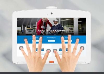 Cina ROM capacitiva del touch screen 16GB di sanità del contrassegno a 13,3 pollici bianco di Digital in vendita