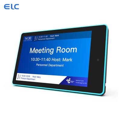 China 13.3 Inch LCD POE Powered Tablet LED Light Bar Booking System BT 4.0 for sale