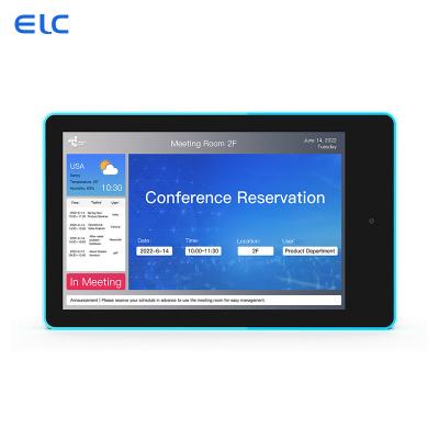 China 13.3 Inch LCD POE Powered Tablet LED Light Bar Booking System BT 4.0 for sale