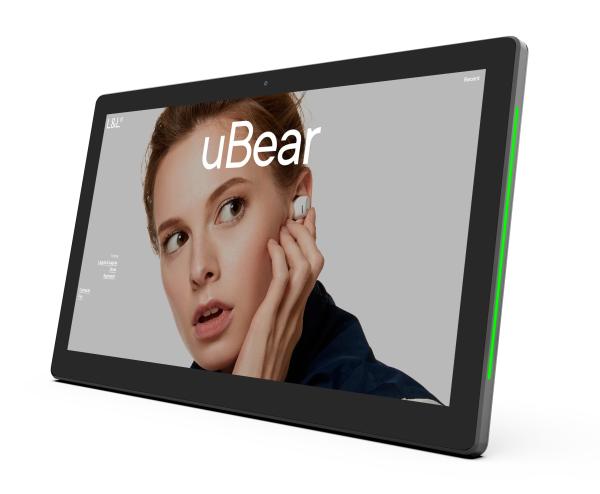 POE Android 5.1 Meeting Room Tablet 13.3 Inch Solid Feature black and white