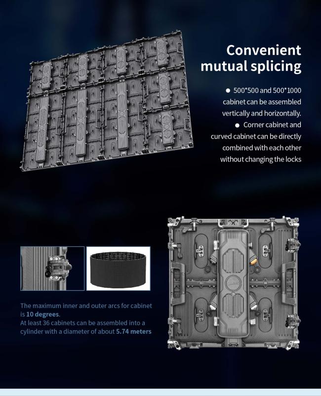 LED display installation example