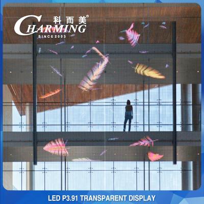 中国 超薄型の耐衝撃性の透明な LED のビデオ壁 256x64 の耐久財 販売のため