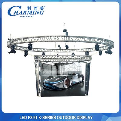 China Overlegp3.91 toont de Openlucht LEIDENE Videomuurvertoning voor Stadium Huur 3840Hz Te koop