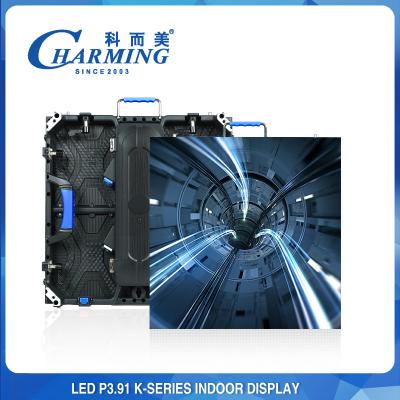 China 4K High Refresh Full Color LED Video Wall Display , LED P3.91 Rental Display for sale