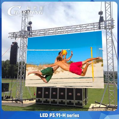 China P3.91 Reclame Buiten LED Video Wand Display 3840Hz 1/16 Scan Te koop