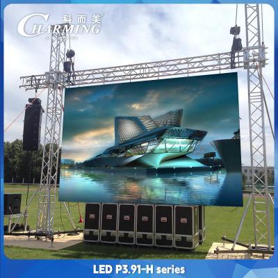 China 200W LED Video Muur Display Outdoor P3.91 Music Party Event Ultra dun lichtgewicht Te koop