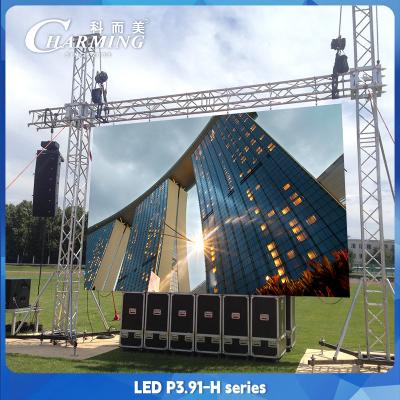 China Kleurvideo P3.91 Outdoor Indoor Rental LED Wall Screen Display 500*1000mm 200W IP65 Te koop