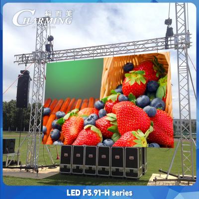China P3.91 Publicidade ao ar livre LED Video Wall Screen IP65 Impermeável à venda