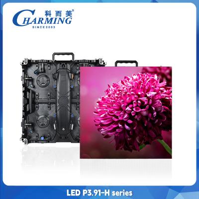 China 16 Bit P3.91 Outdoor LED Screens Wall Ground Support Stand Back Frame for sale