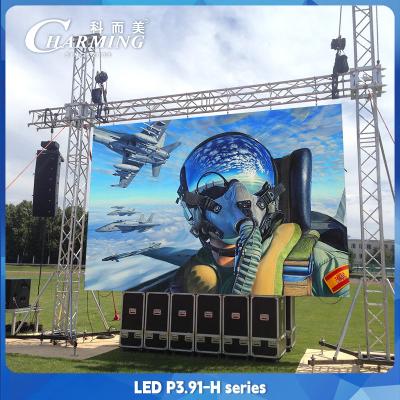 중국 방수형 야외 LED 비디오 벽 디스플레이 P3.91 H 시리즈 IP65 판매용