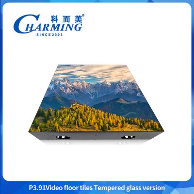 China P3.91 Glass +Gob Cover Led Dance Floor Screen 3840hz High-Definition Display For Banquet Hall&wedding Hotel for sale