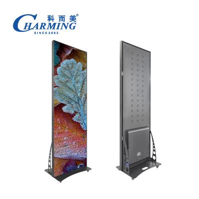 中国 移動型P1.86-P2.5 室内デジタル広告 LEDポスターディスプレイ LEDビデオウォール 販売のため