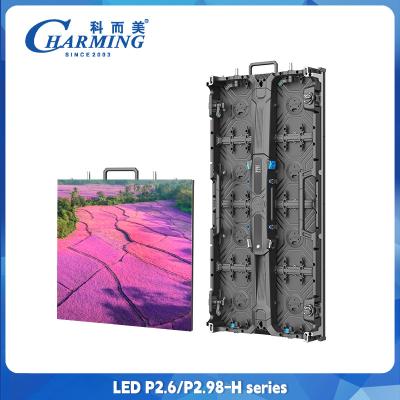 중국 슈퍼 클리어 P2.6 P2.98 앞 유지보수 교회 사용과 함께 실내 야외 LED 비디오 벽 판매용